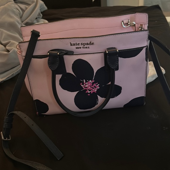 kate spade | Bags | Pink And Blue Floral Kate Spade Purse | Poshmark